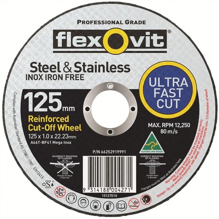 127x1.0x22.2MM A46TBF41 INOX CUT OFF WHEEL - Rapid Supply